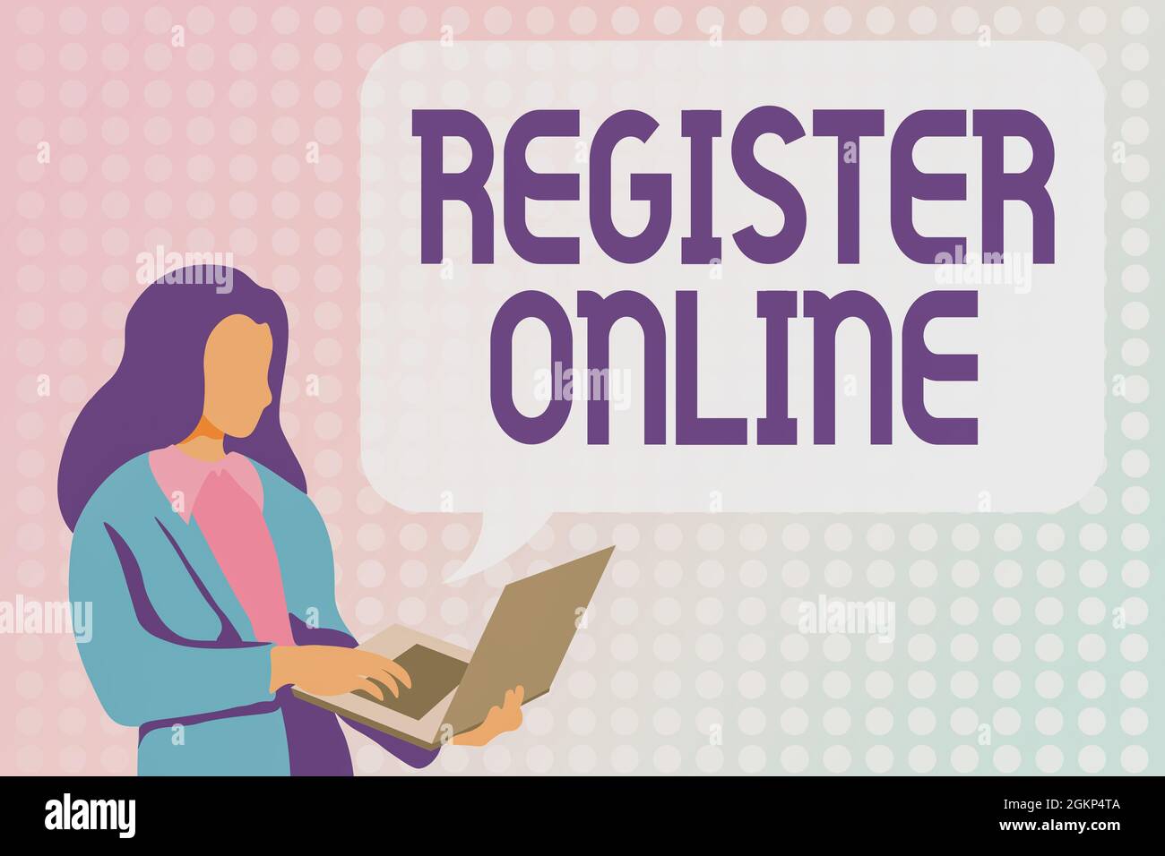 Conceptual display Register Online. Concept meaning System for ...