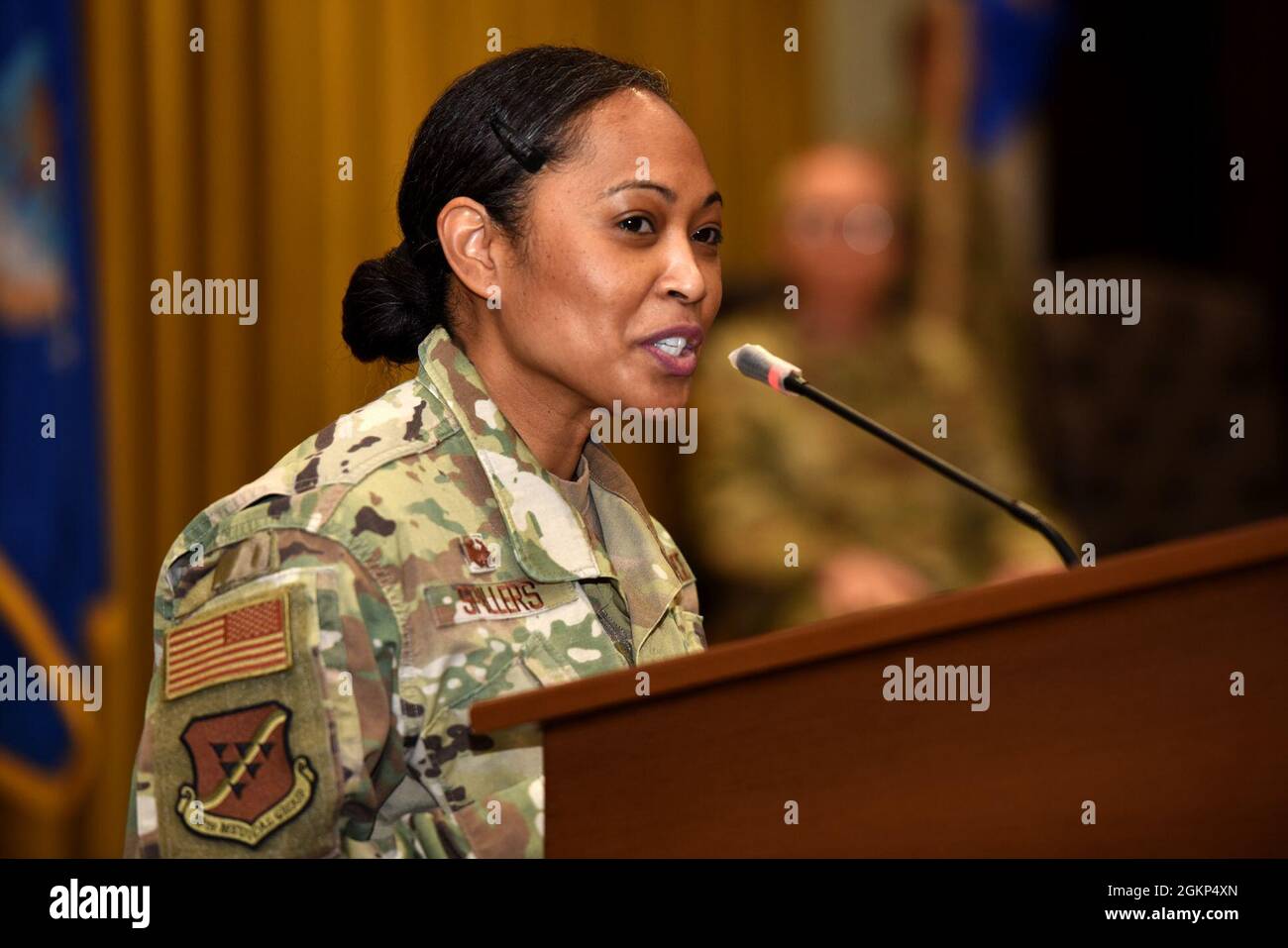 Lt. Col. Joy Spillers, outgoing 39th Healthcare Operations Squadron ...