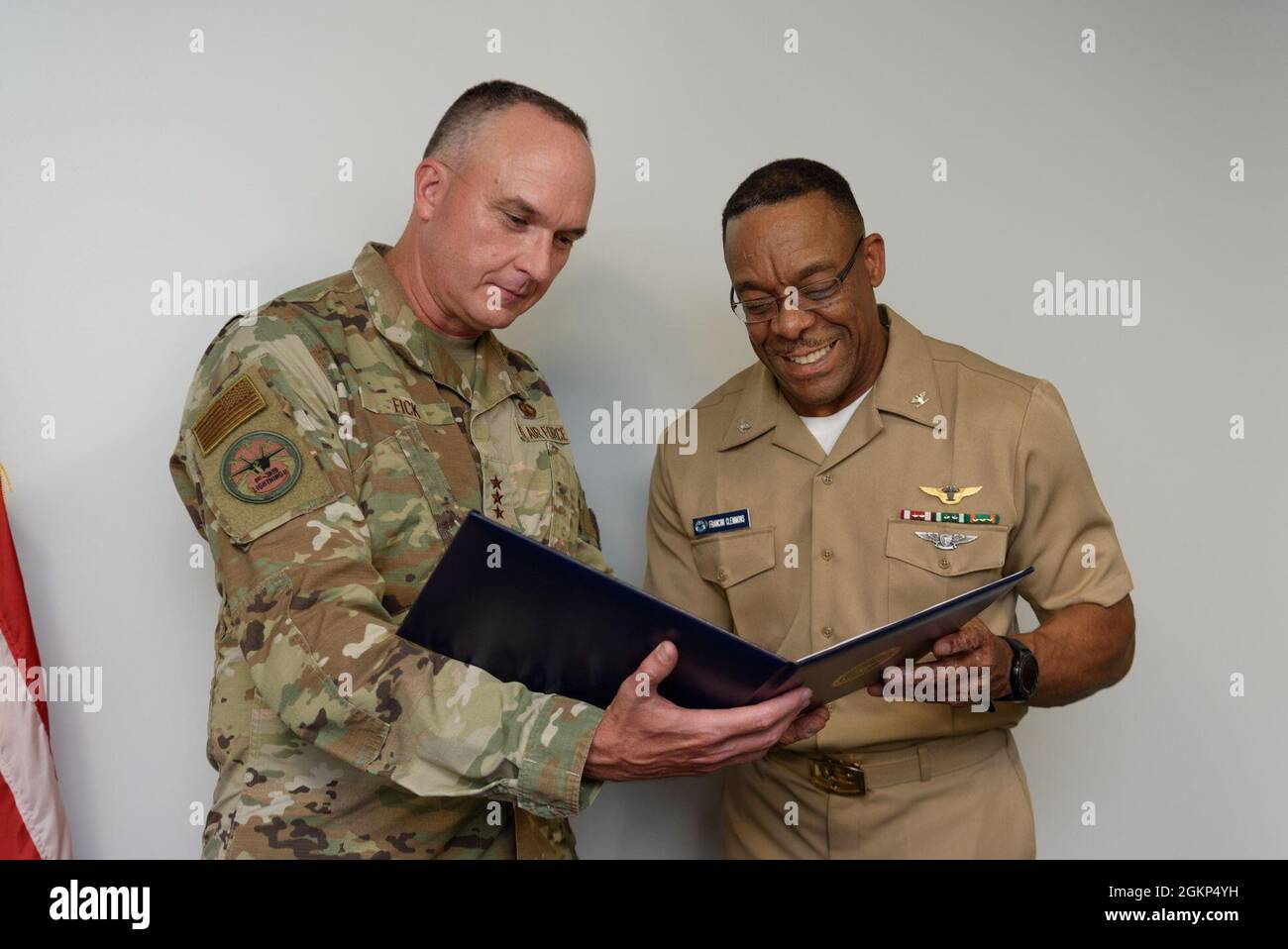 Lt. Gen. Eric Fick, F-35 Joint Program Executive Officer, and U.S. Navy ...