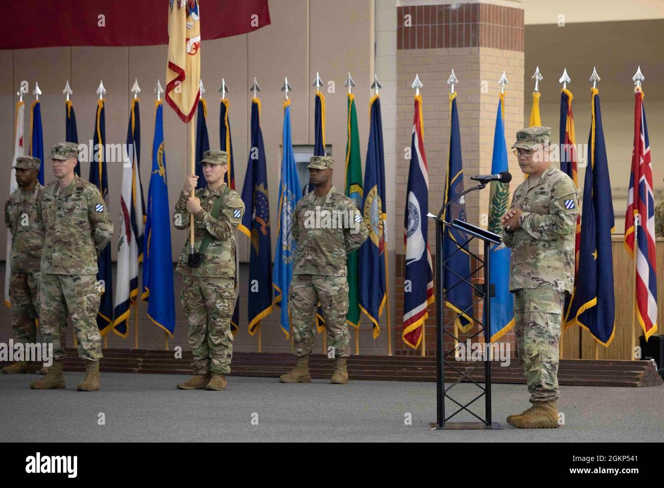 Maj. Gen. Antonio Aguto, the commander of the 3rd Infantry Division ...