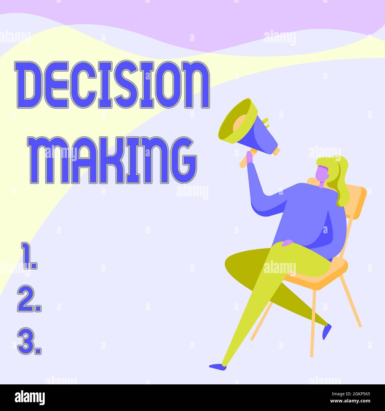 Hand writing sign Decision Making. Word for process of making decisions ...