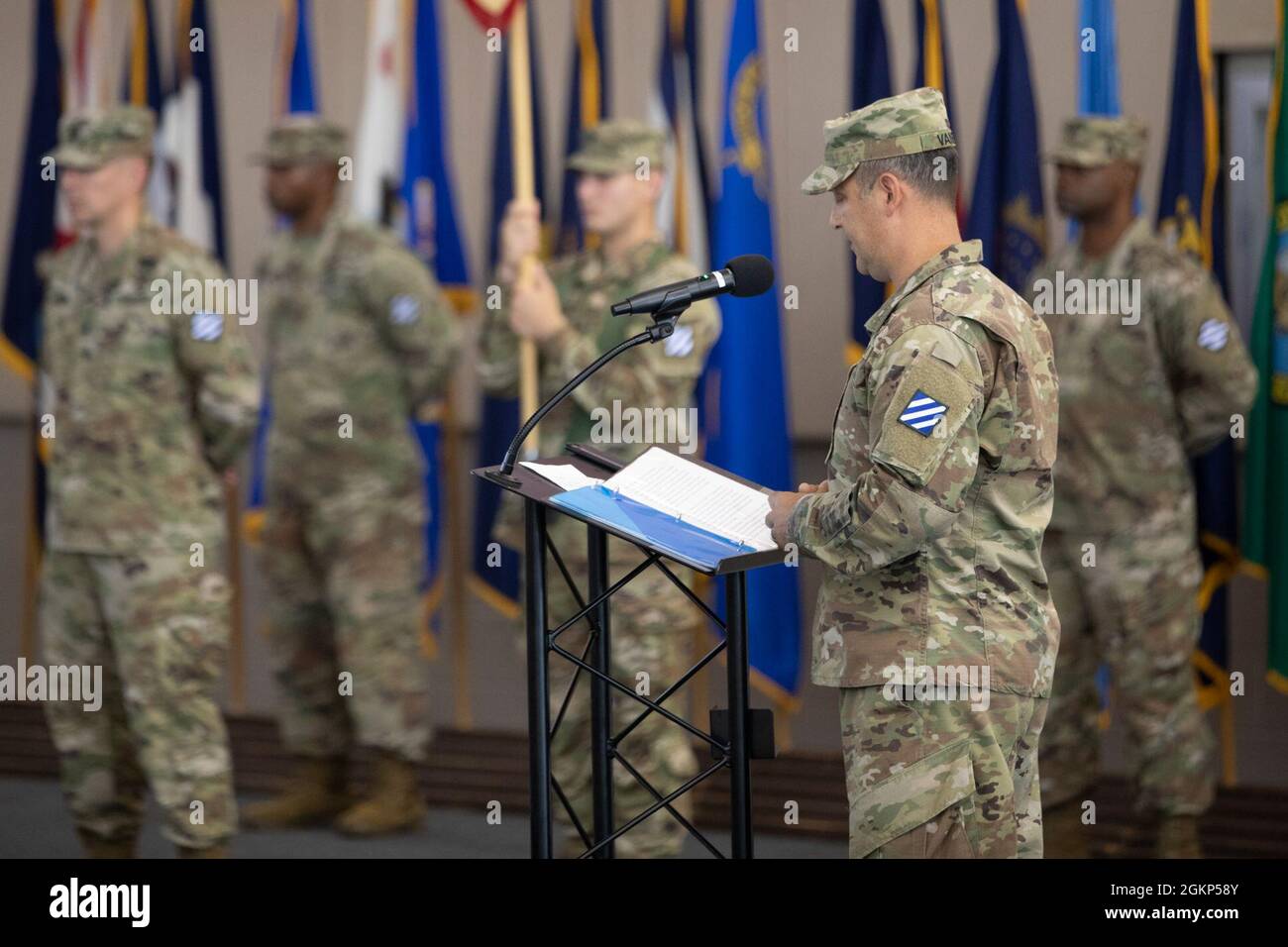 Col. Eric Vanek, the incoming commander of the 3rd Combat Aviation ...