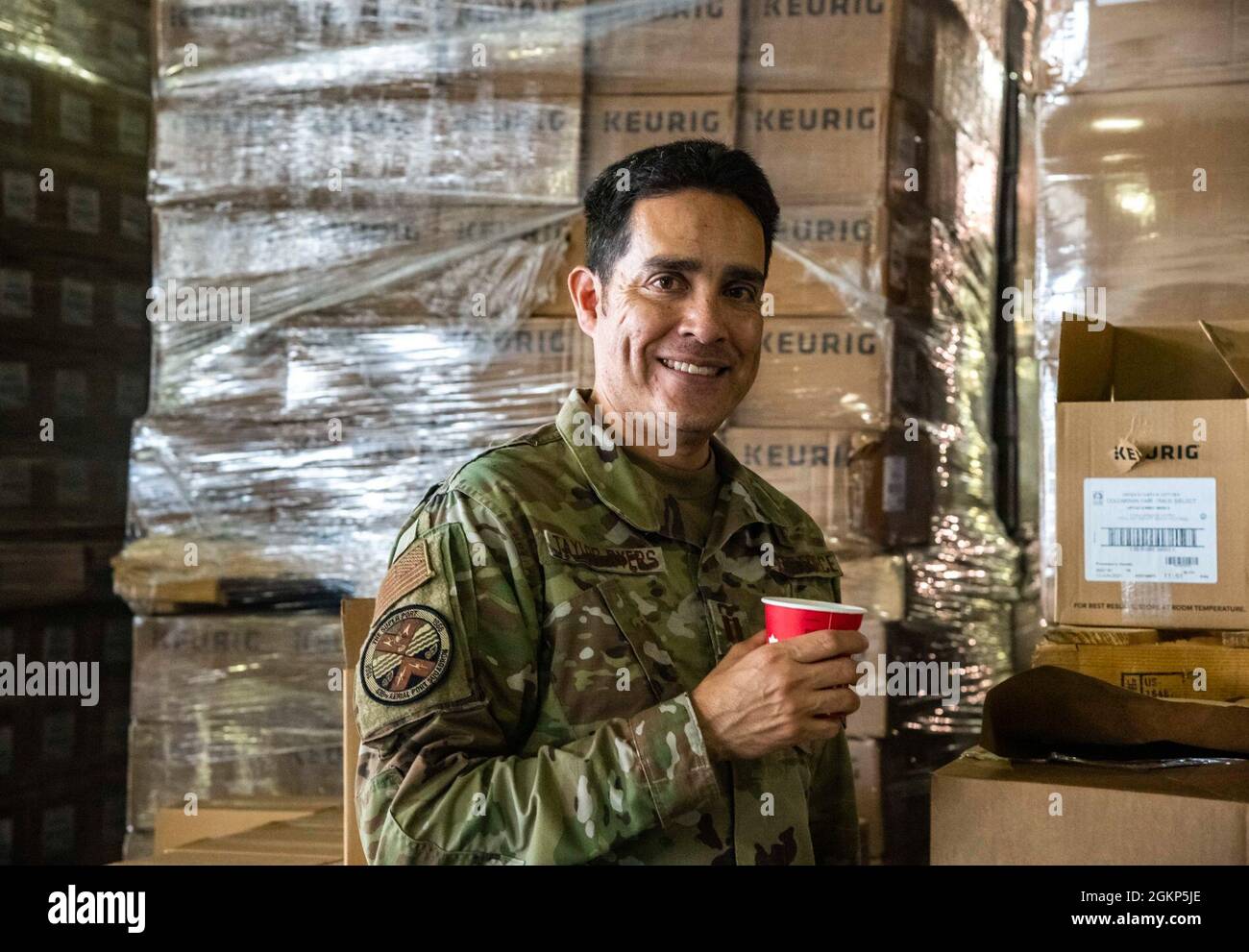 Chaplain (Capt.) Ryan Taylor-Byers, 436th Airlift Wing chaplain, poses ...