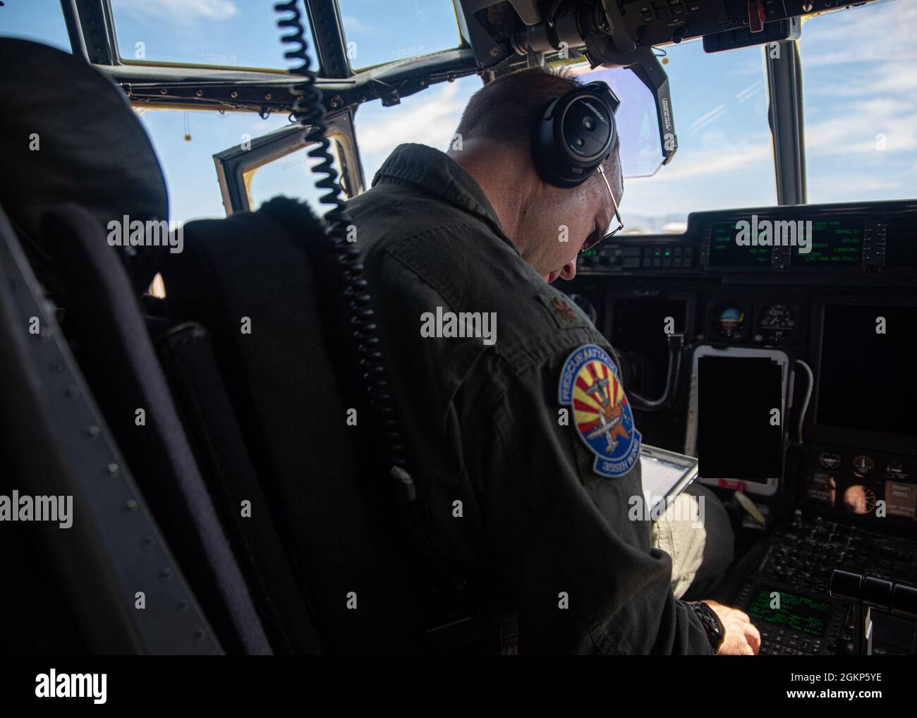 U.S. Air Force Maj. James Corless, 355th Wing deputy director of plans ...