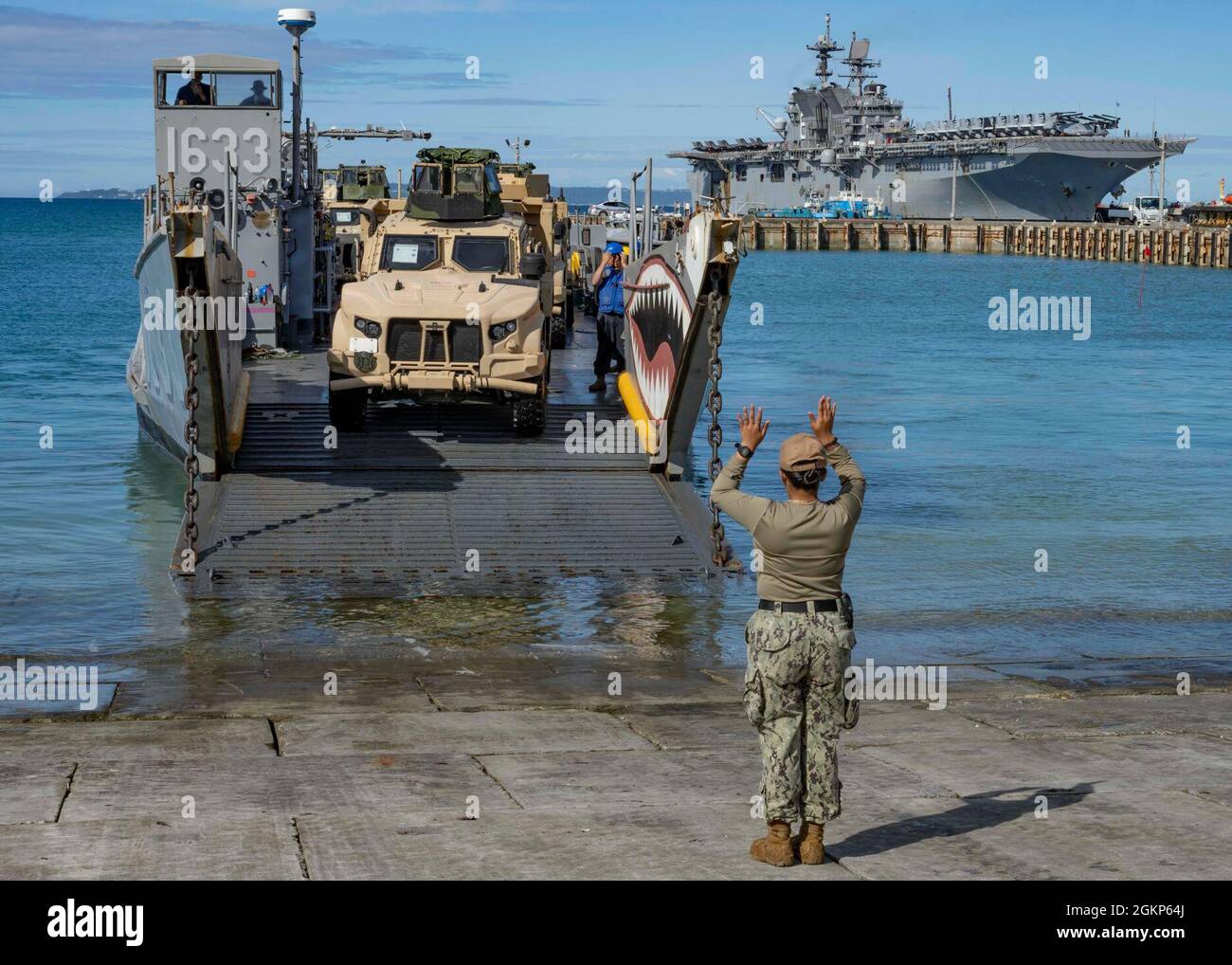 WHITE BEACH, Japan (Jun. 10, 2021) Seaman Marla Sandoval, from Des ...