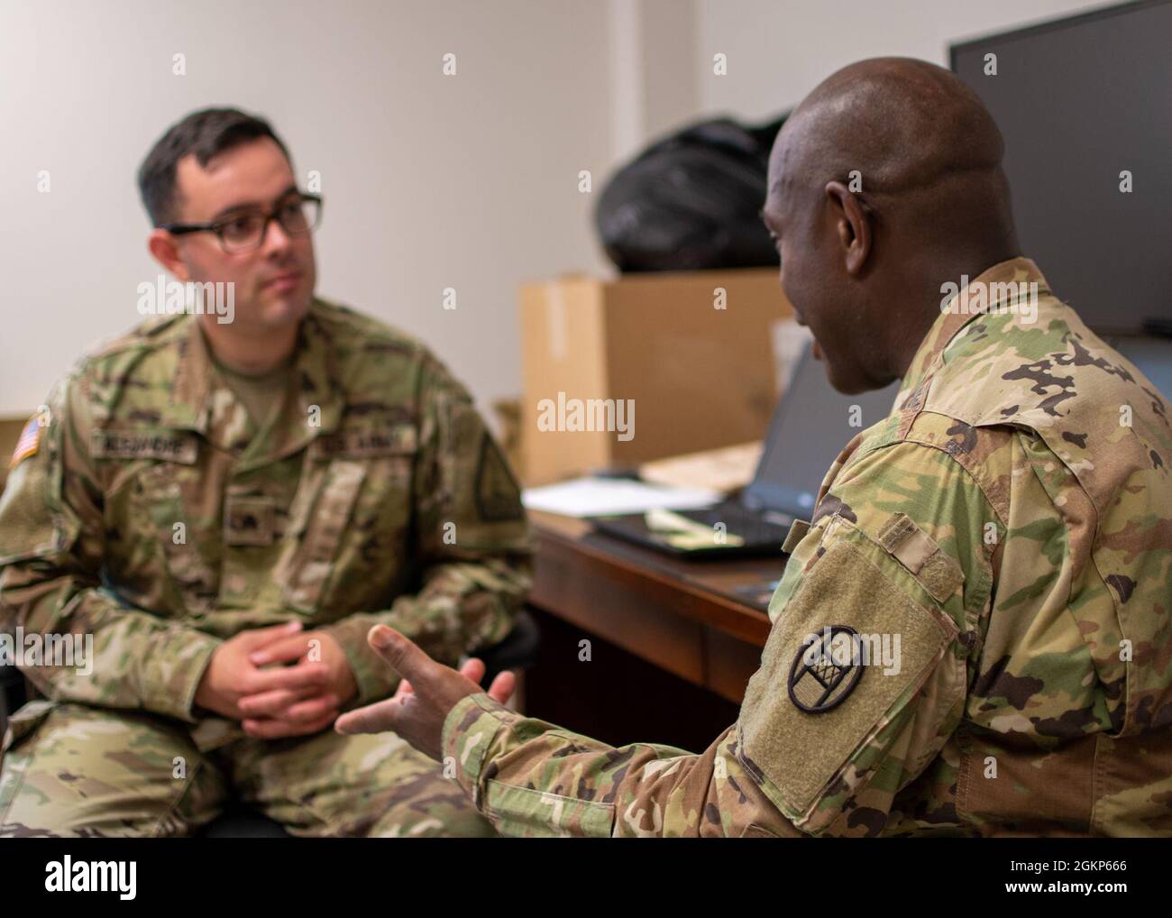 Spc. Michael McKinney, a cable system installer-maintainer assigned to ...