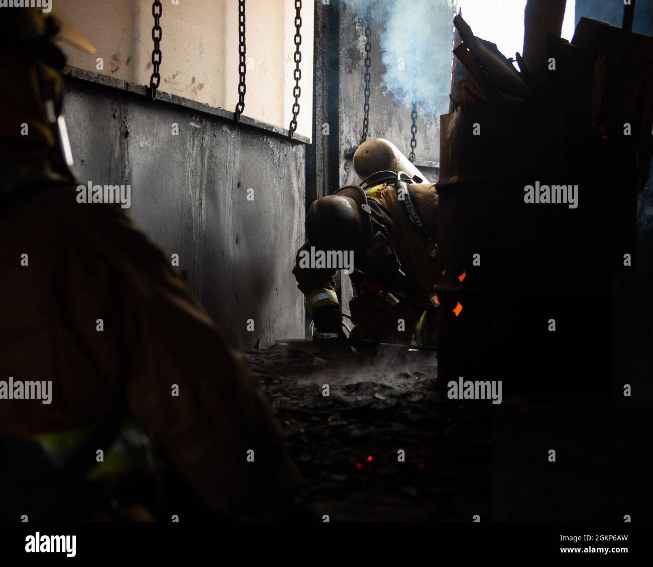 Thirty Airmen from the 124th Civil Engineer Squadron’s Gowen Field Fire ...