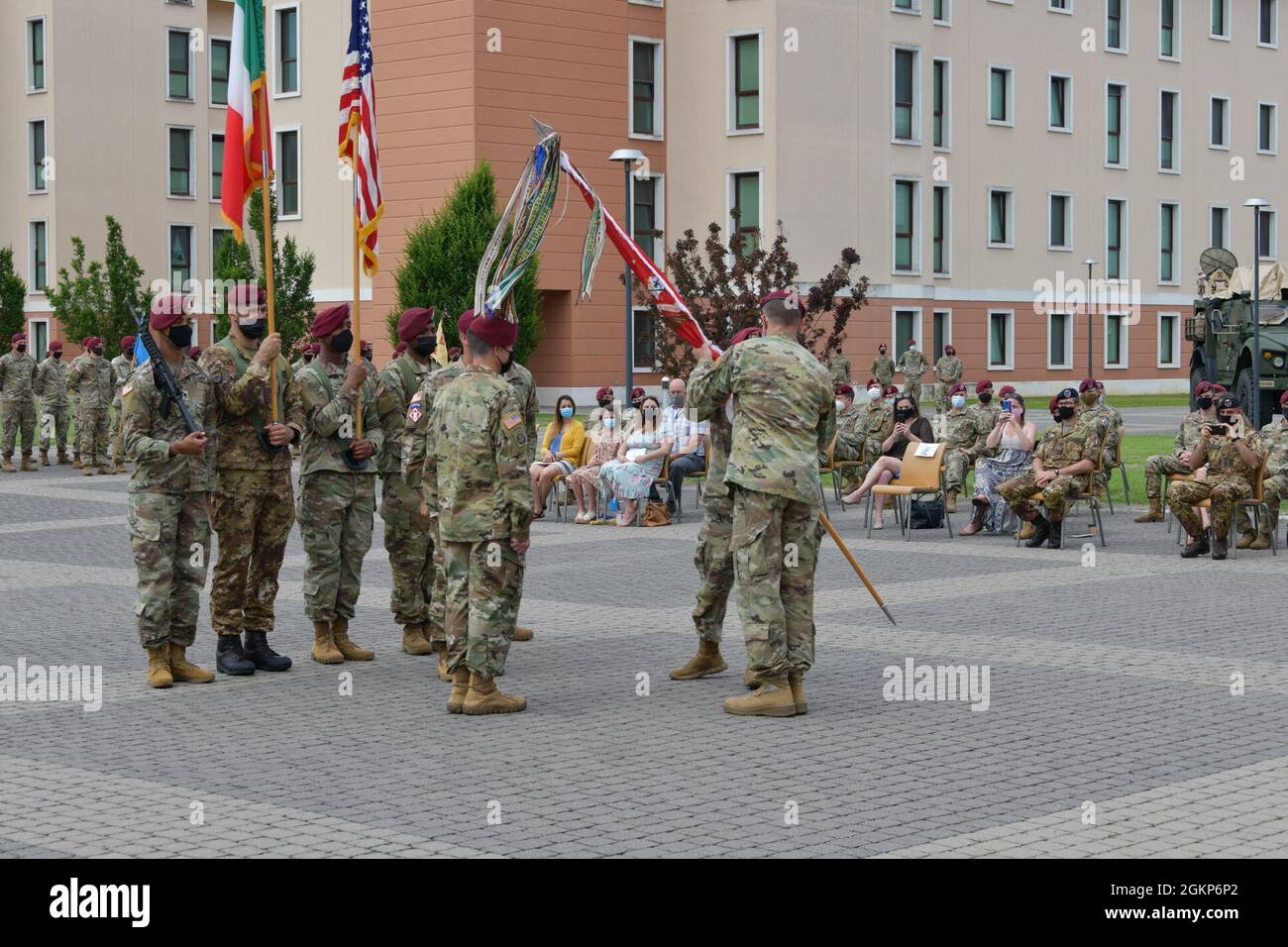U.S. Army Lt. Col. Sean R. Shields, outgoing commander, 54th Brigade ...