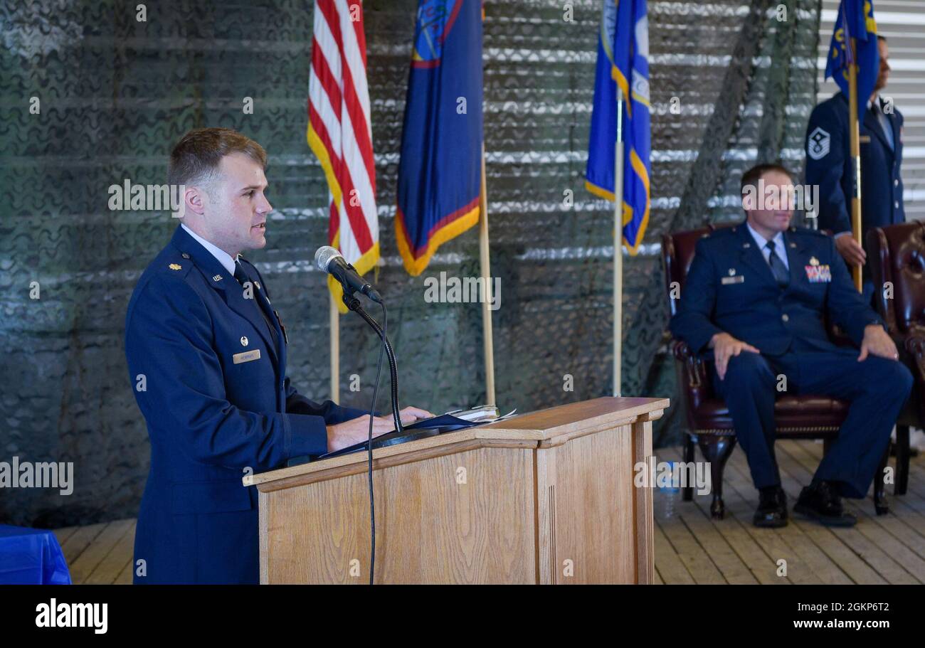 U.S. Air Force Maj. John Newman, 736th Security Forces Squadron ...