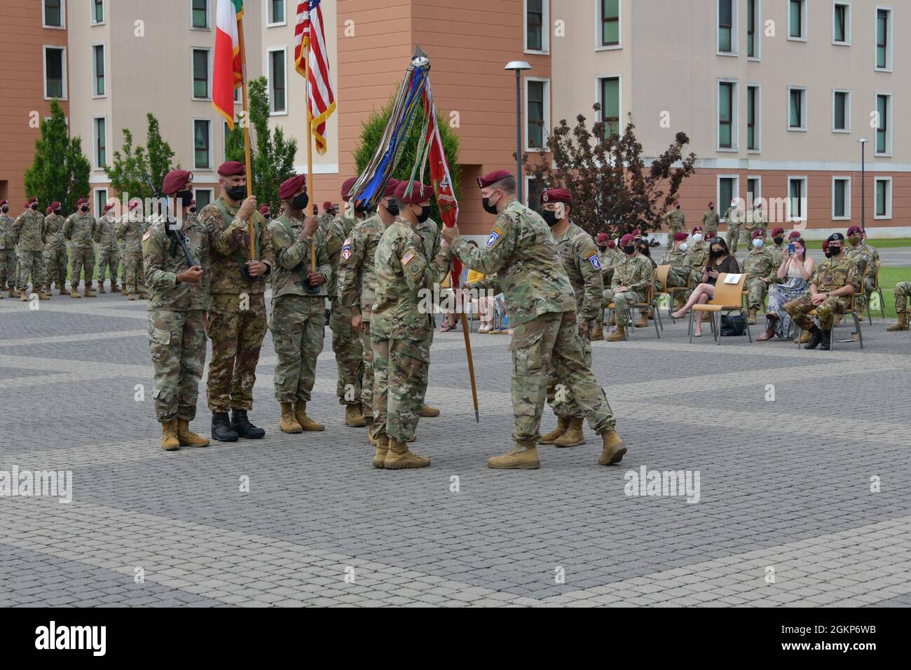 U.S. Army Lt. Col. Jeff Burges, incoming commander of 54th Brigade ...