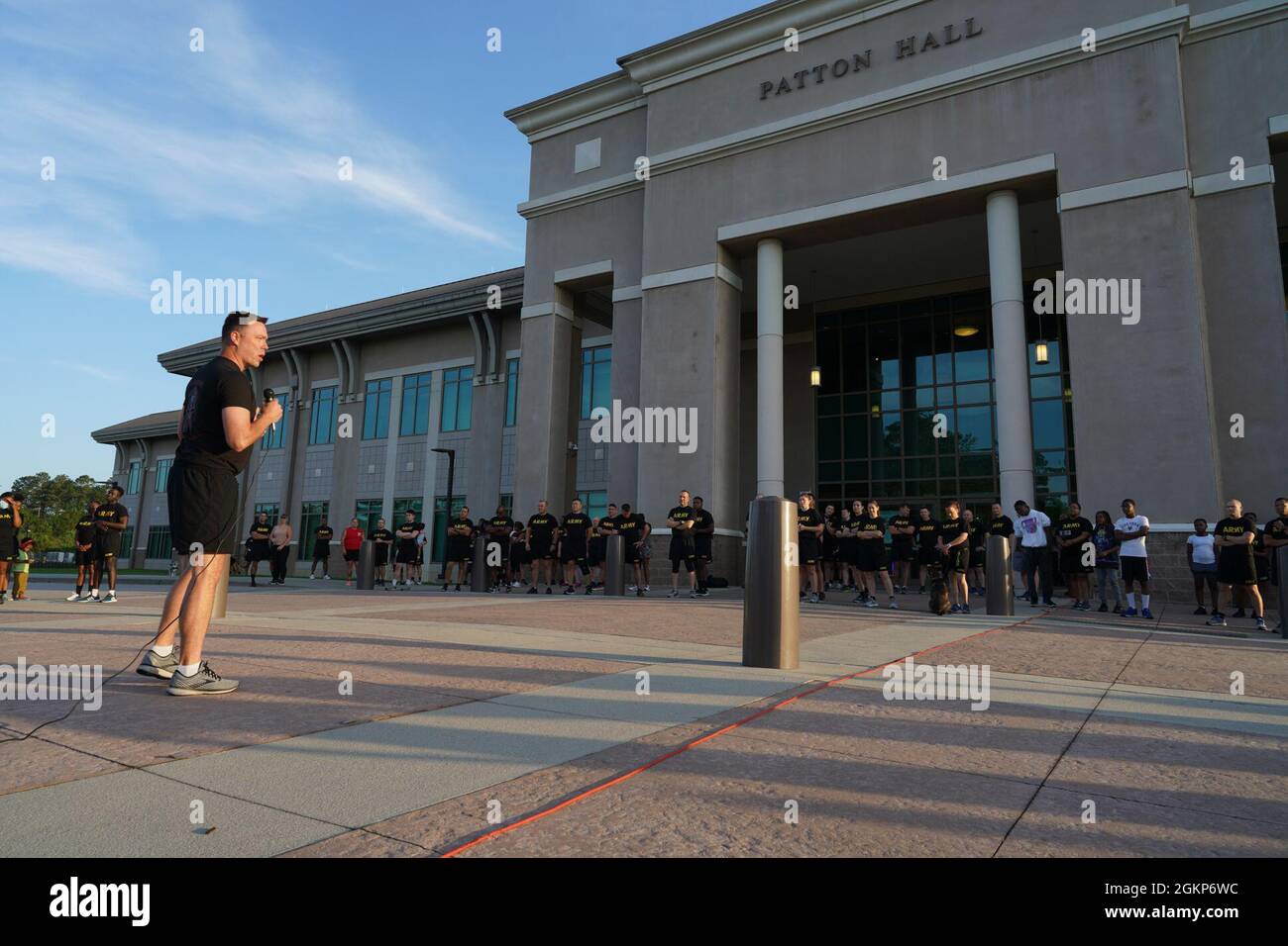U.S. Army Lt. Col. Todd Harkrader, commander of Headquarters and ...