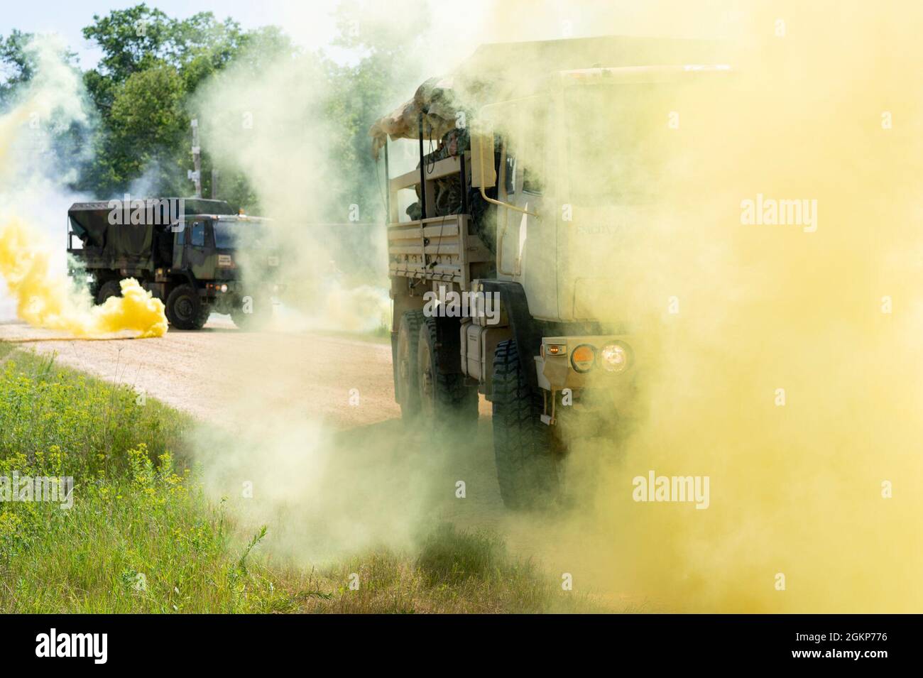 A 702nd Engineer Company, 412th Theater Engineer Command, convoy is hit ...