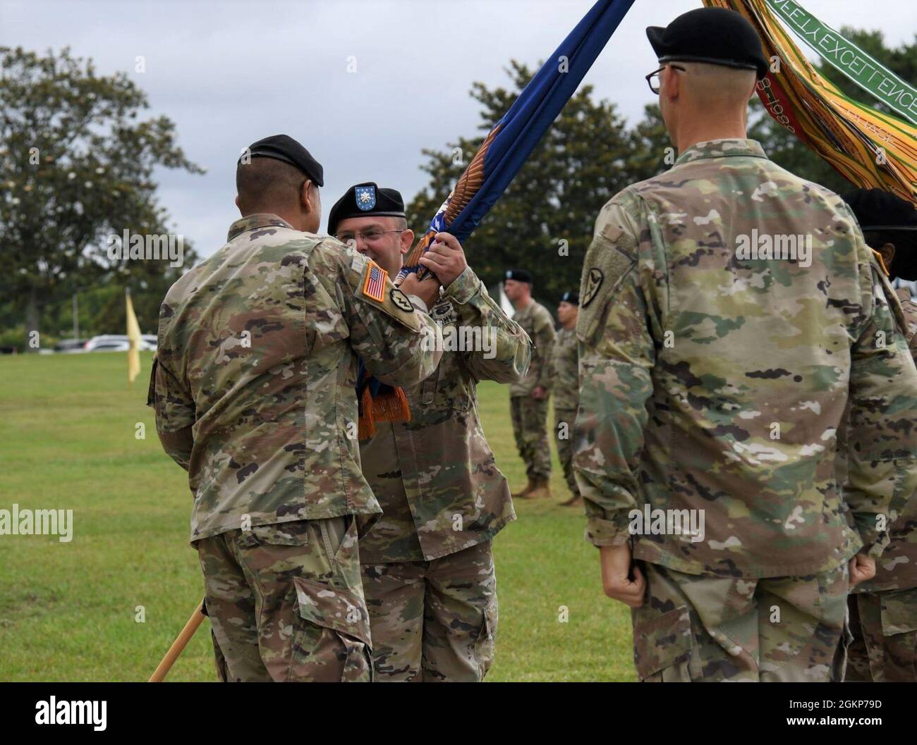 U.S. Army Lt. Col. Ryan Kelly, incoming commander at 1st Battalion ...