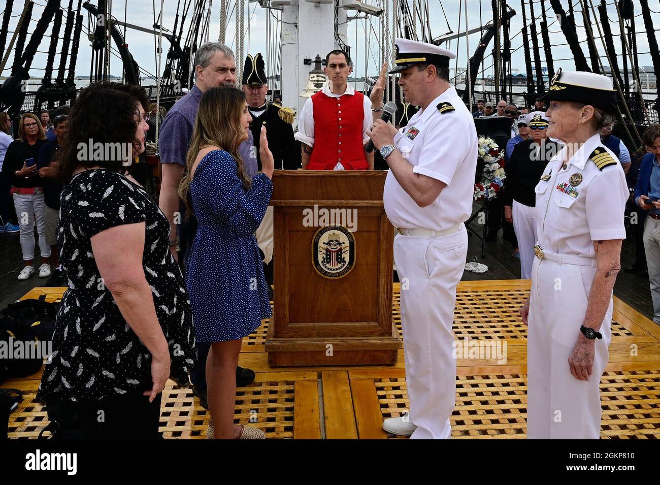 BOSTON (June 11, 2021) U.S. Navy officer recruiter Lt. Raymond Reyes ...