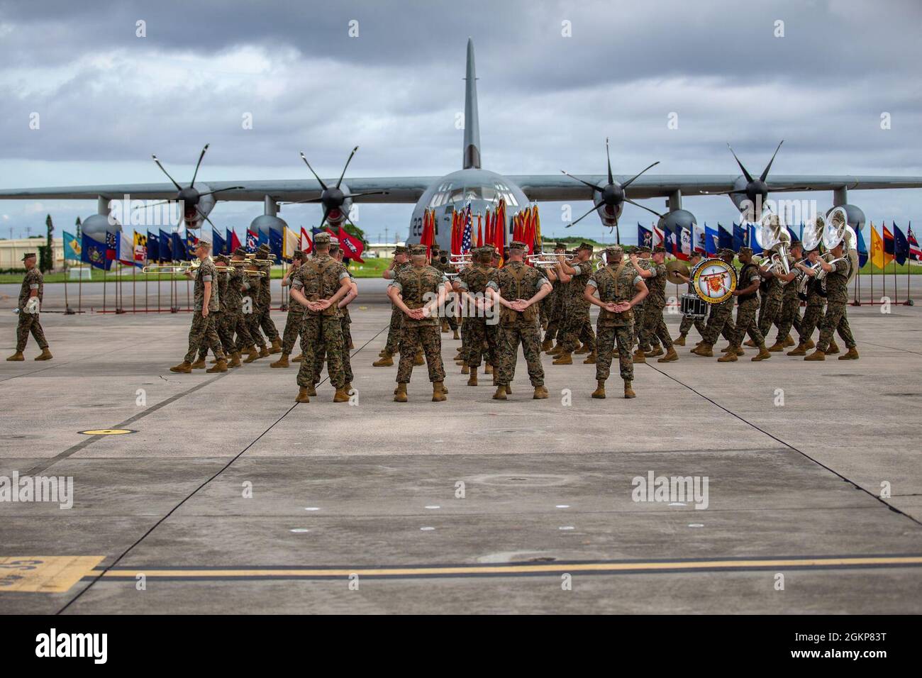 1st Marine Aircraft Wing (MAW) staff observe the 3rd Marine ...