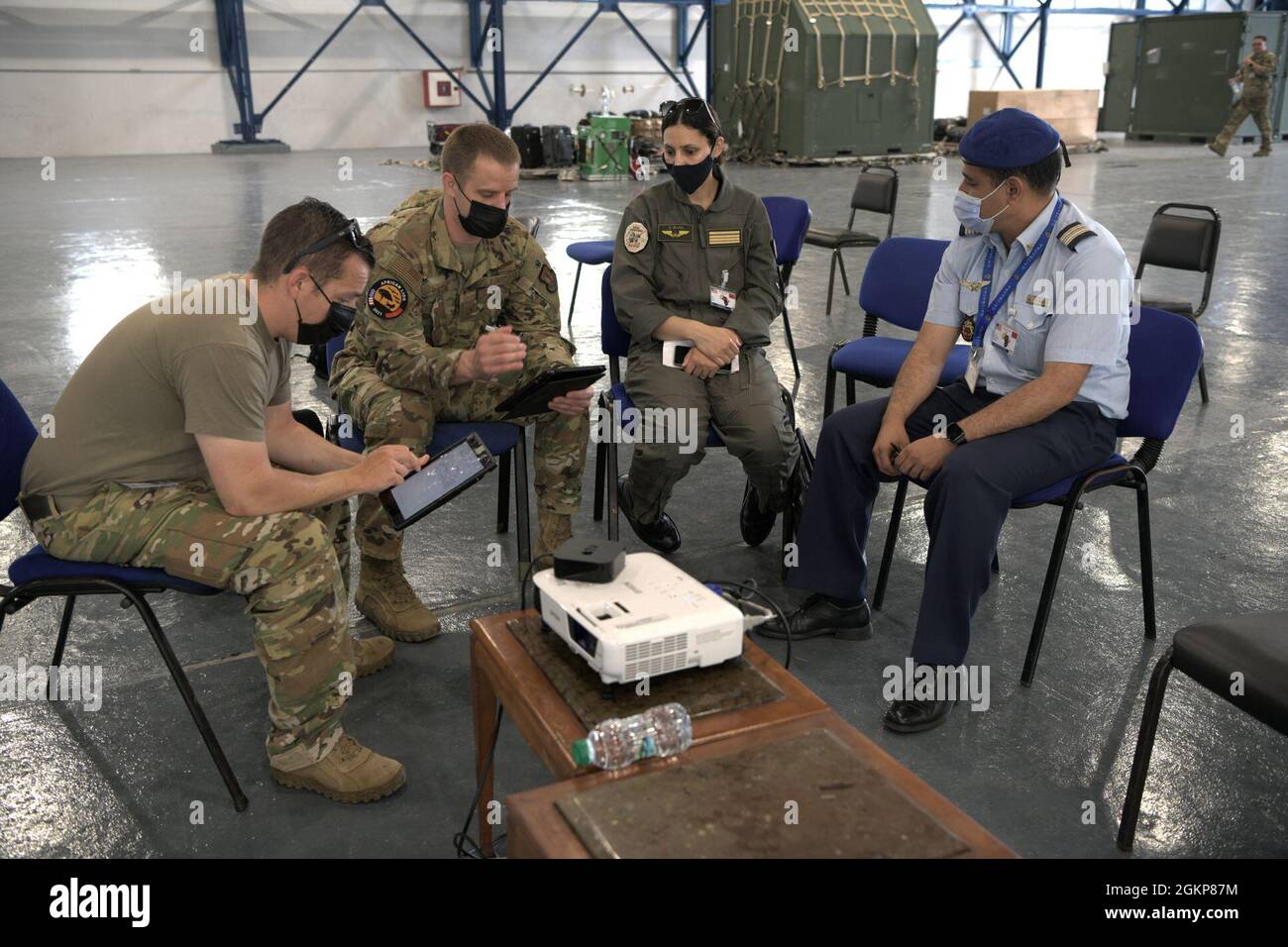 U.S. Air Force Maj. Ty Payne, C-130J Super Hercules mission commander ...