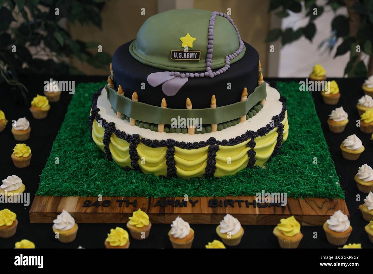 The Robert C. Stack Dining Facility (DFAC) displays their contribution ...