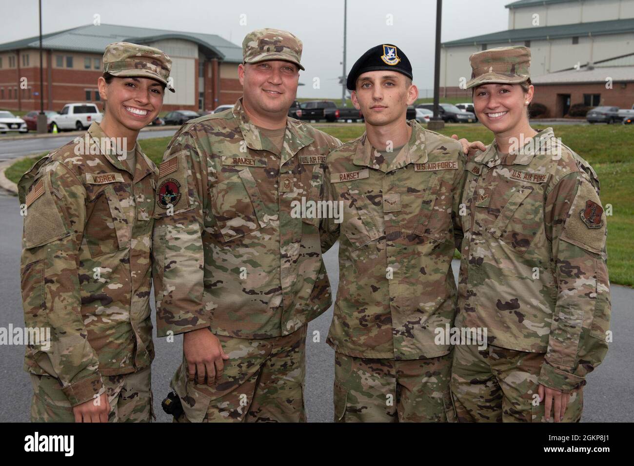 (From left to right) U.S. Air Force Airman 1st Class Madison McGrew ...