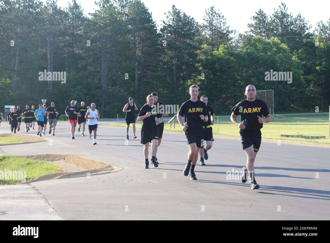 Fort McCoy community members participate in an Army Birthday 5k Run on ...