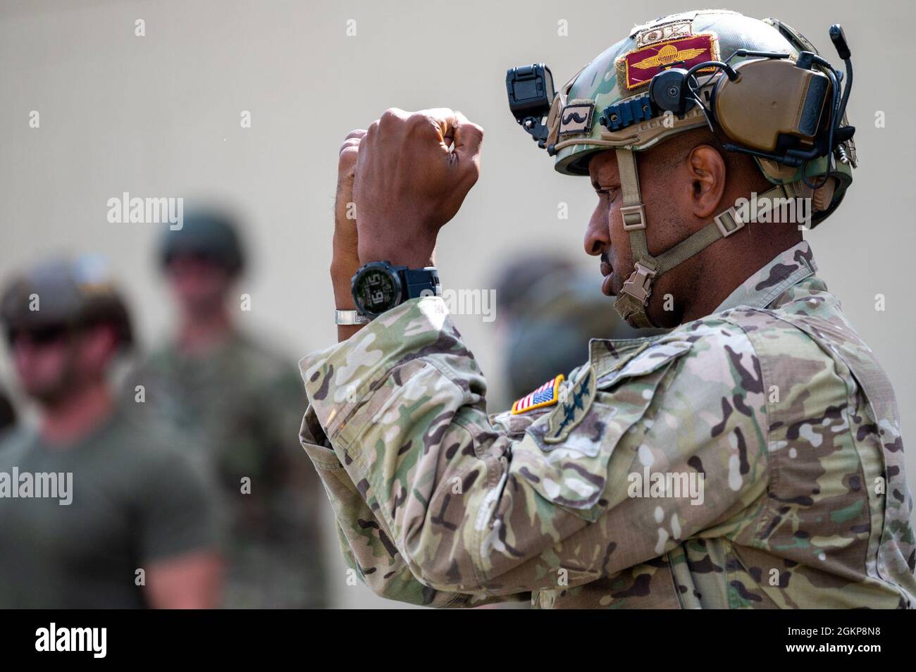 U.S. Army Green Berets from Alpha Company, 3rd Battalion, 20th Special ...