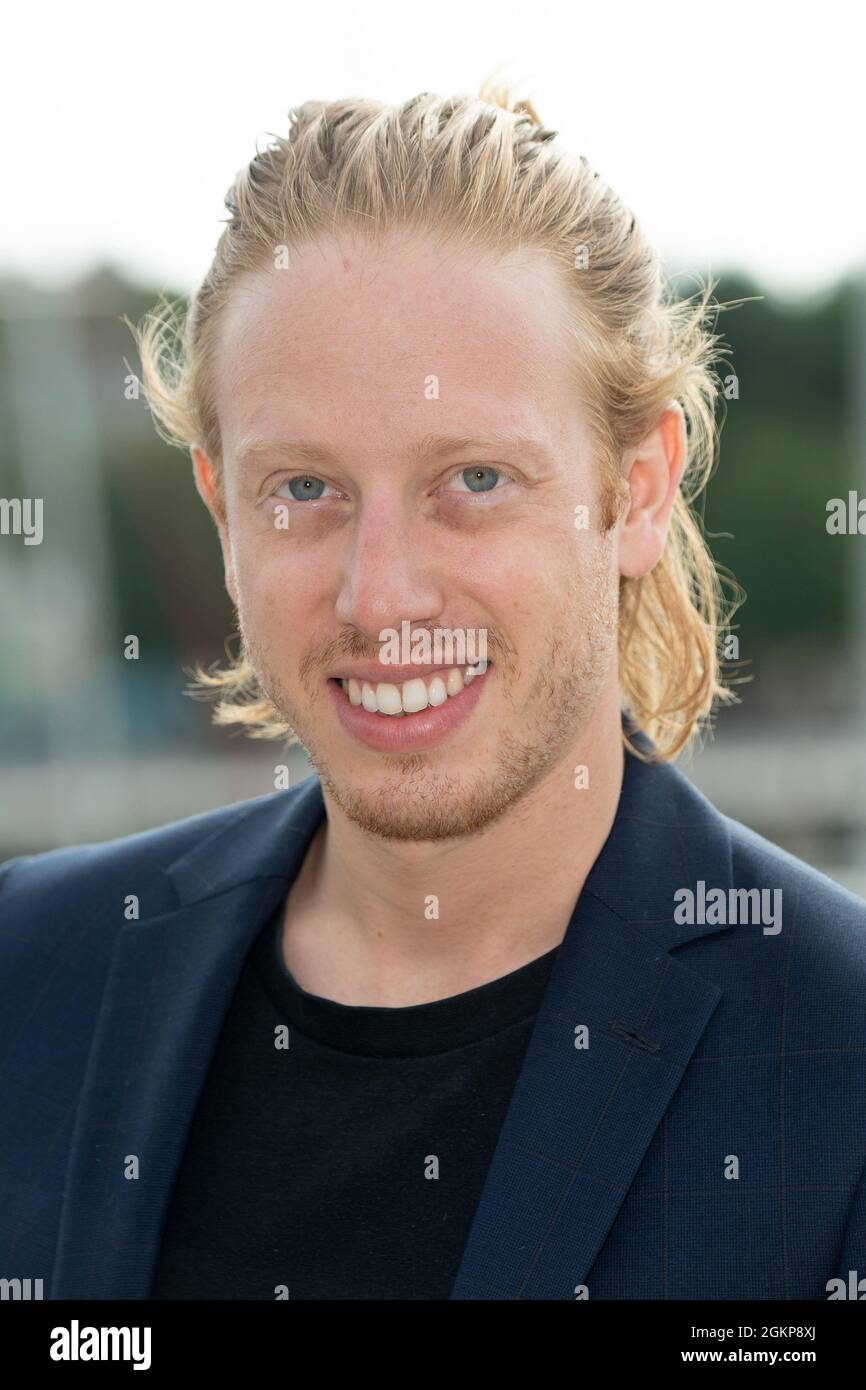Come Levin attends the Balthazar photocall during the 23rd TV Fiction ...