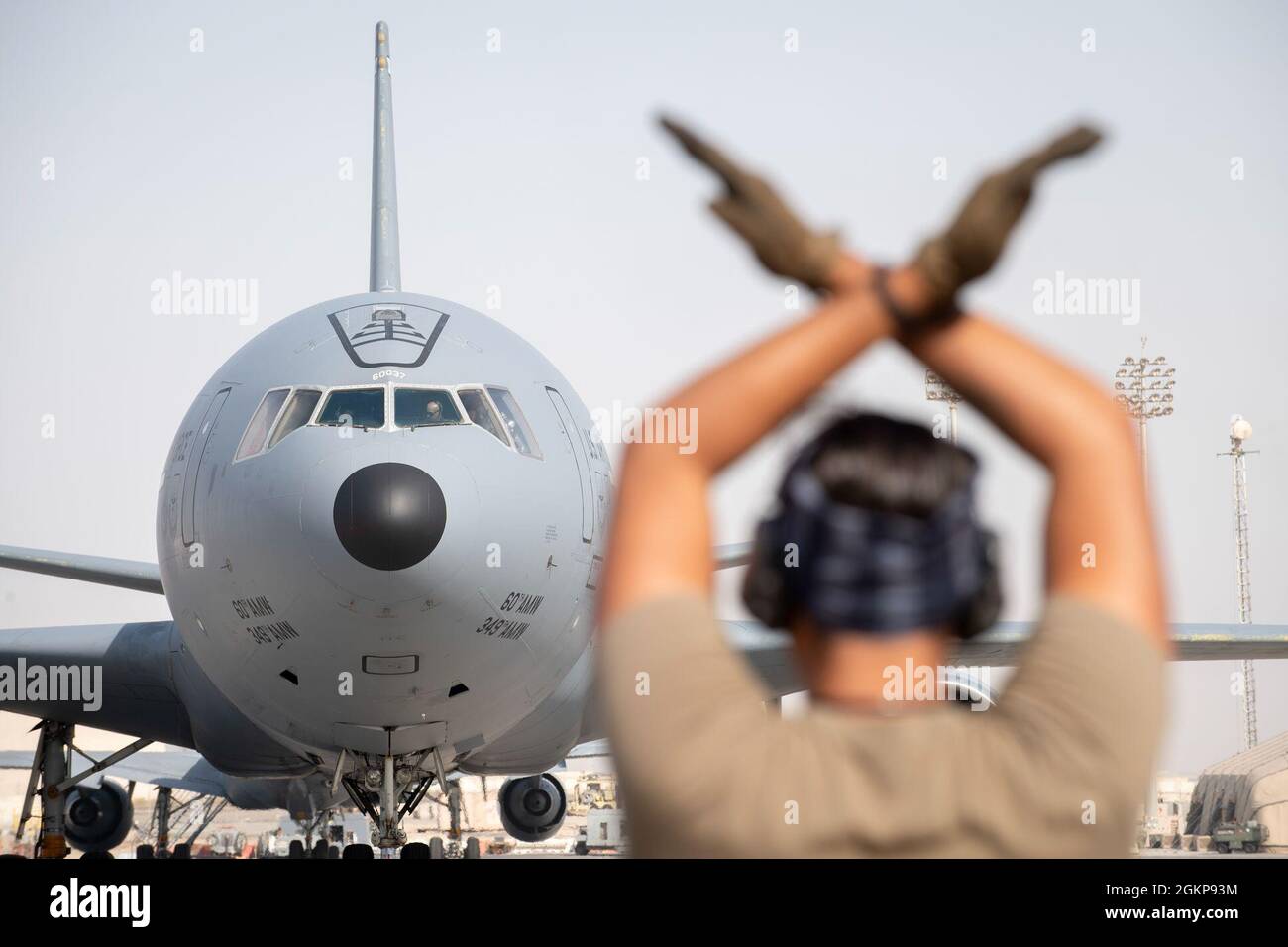 A U.S. Air Force KC-10 Extender assigned to the 908th Expeditionary Air ...