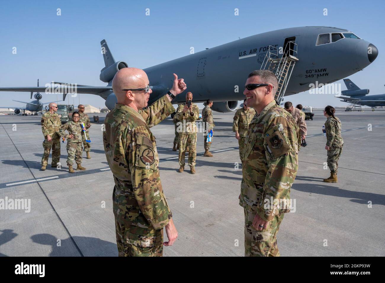 U.S. Air Force Col. Jeremy Reeves, 380th Air Expeditionary Wing (AEW ...