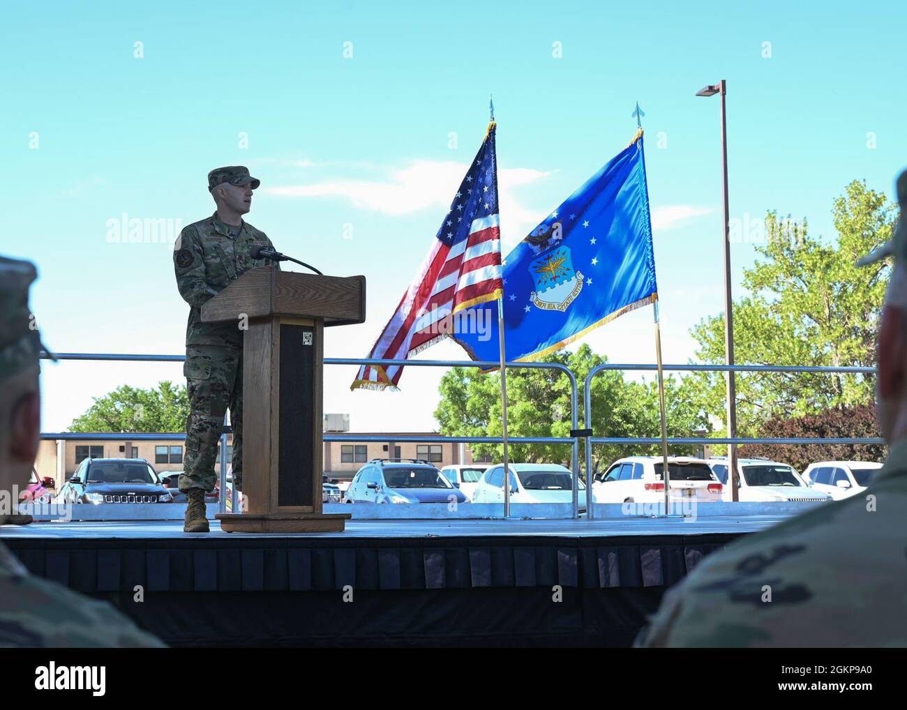 U.S. Air Force Maj. Joseph McIntosh, 377th Force Support Squadron ...