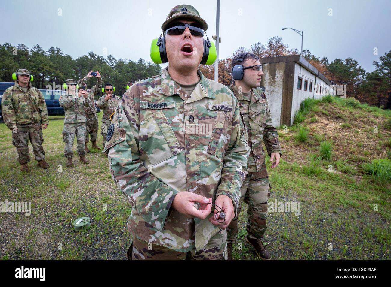 U.S. Army Sgt. 1st Class C. Anthony Norrish, emergency medical ...