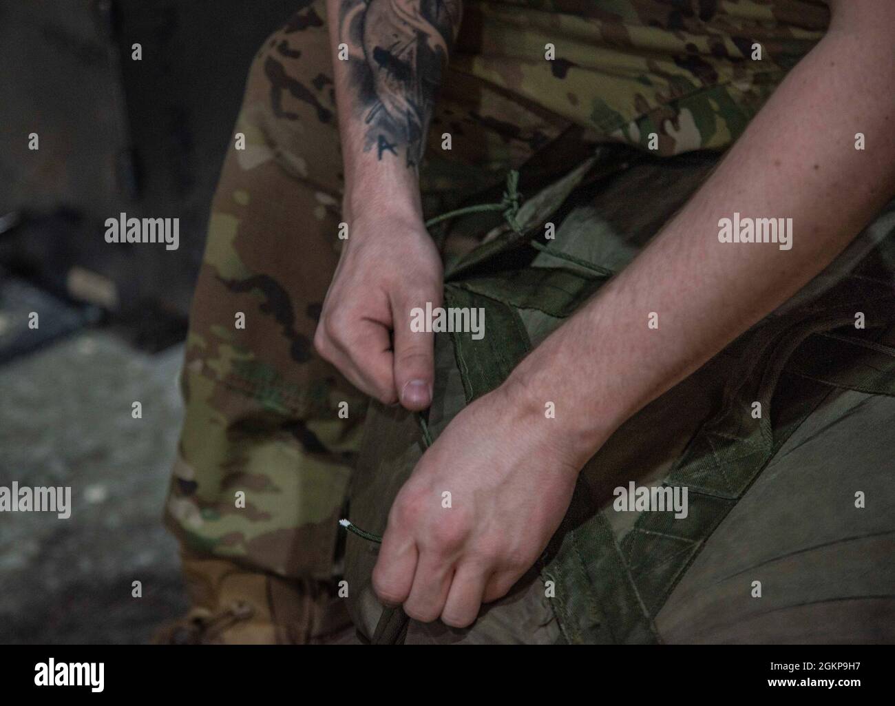 Airman 1st Class Aaron Slack, 23rd Expeditionary Bomb Squadron aircrew ...