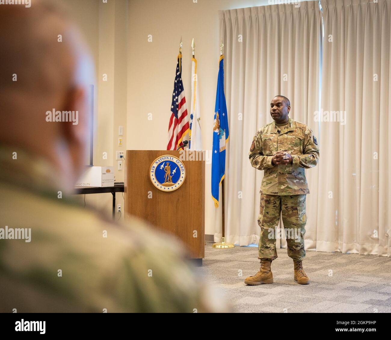 U.S. Air Force Chief Master Sgt. Maurice L. Williams, command chief ...