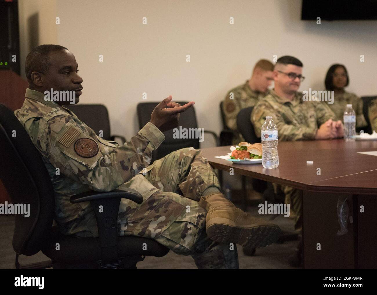 U.S. Air Force Chief Master Sgt. Maurice L. Williams, command chief ...