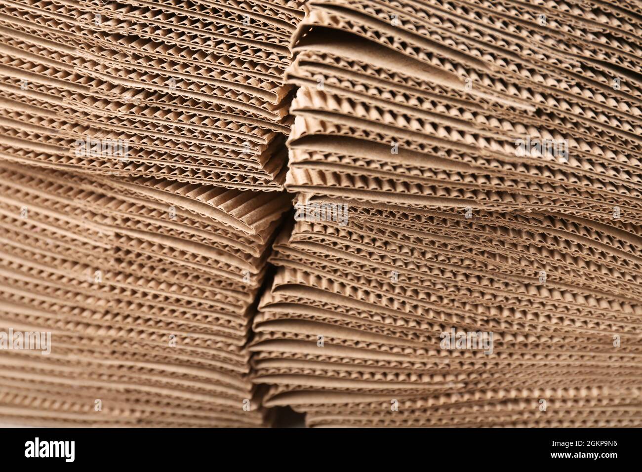 Stacks of cardboard sheets, closeup Stock Photo - Alamy