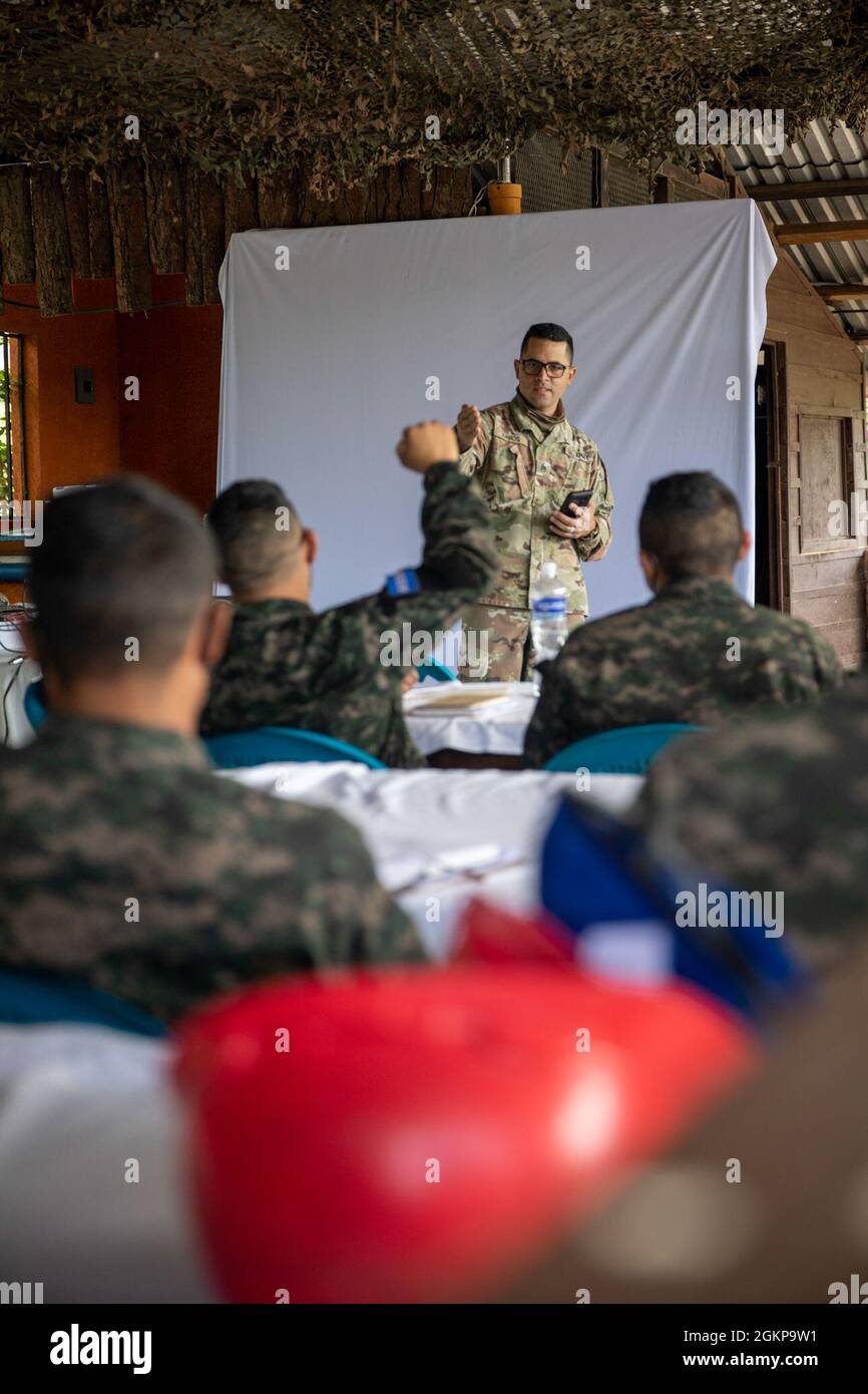 Puerto Rico National Gaurd Staff Sgt. Pedro Ramos, assigned to 1-90s ...