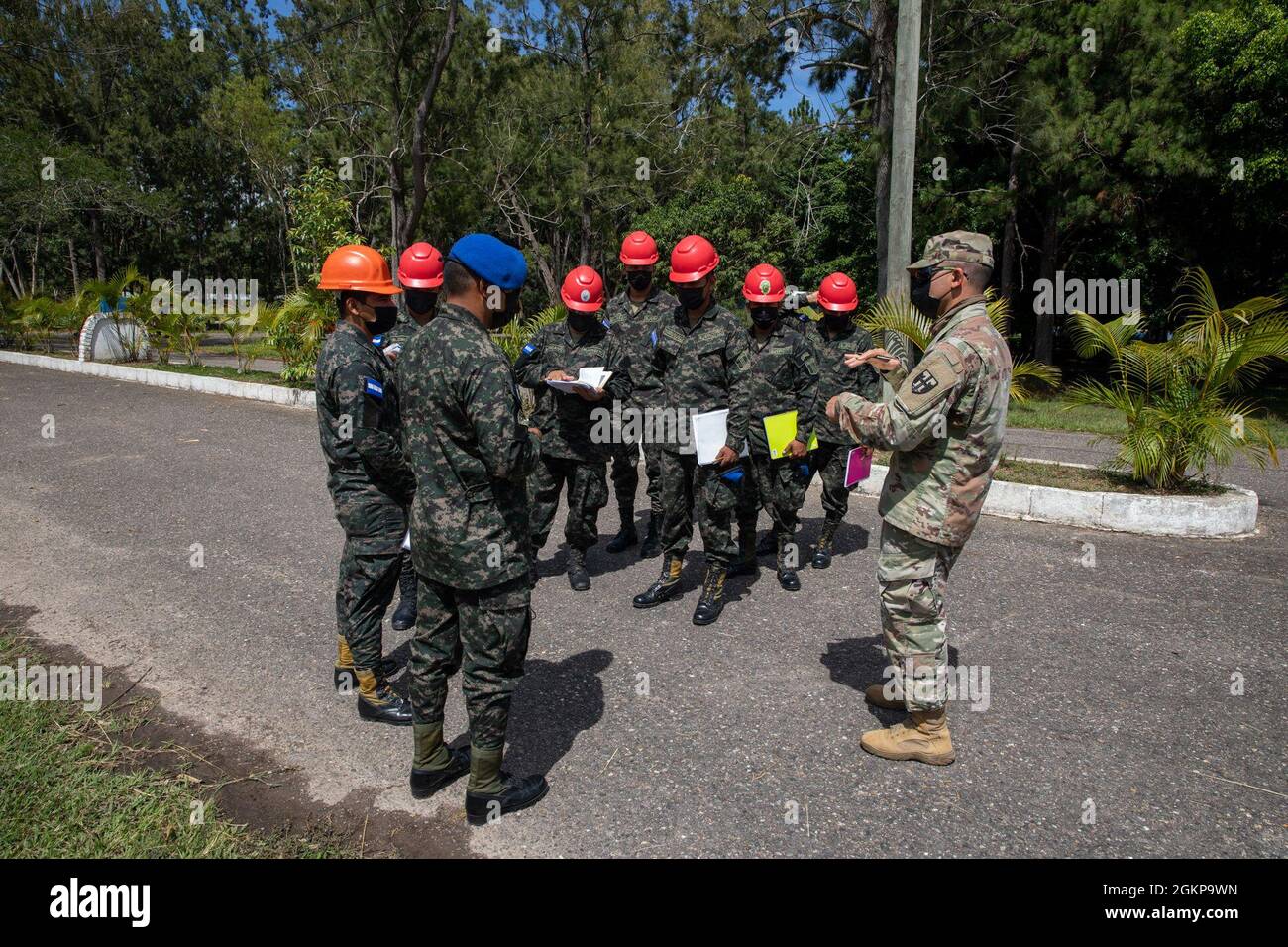 Puerto Rico National Gaurd Staff Sgt. Pedro Ramos, assigned to 1-90s ...