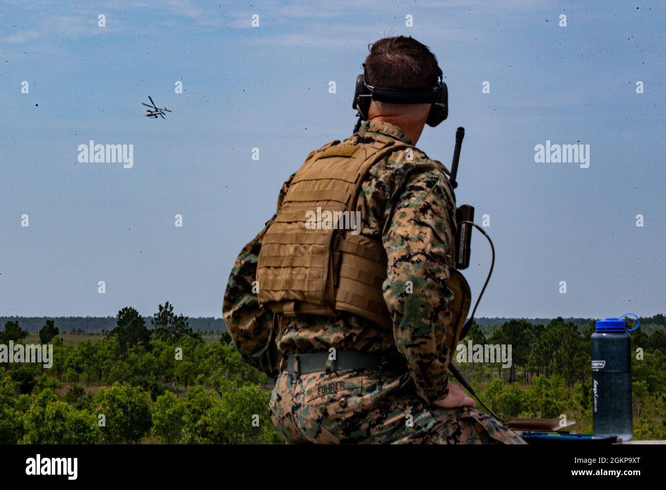 U.S. Marine Corps Maj. Anthony Fuhrer, a forward air controller with ...