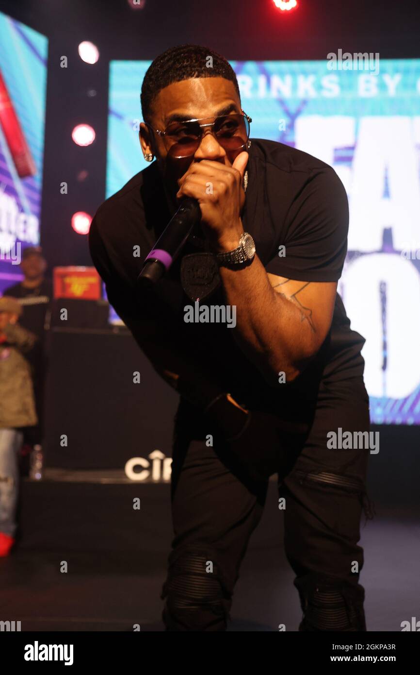 New York, NY, USA. 14th Sep, 2021. Nelly pictured at Fat Joe And Ja ...