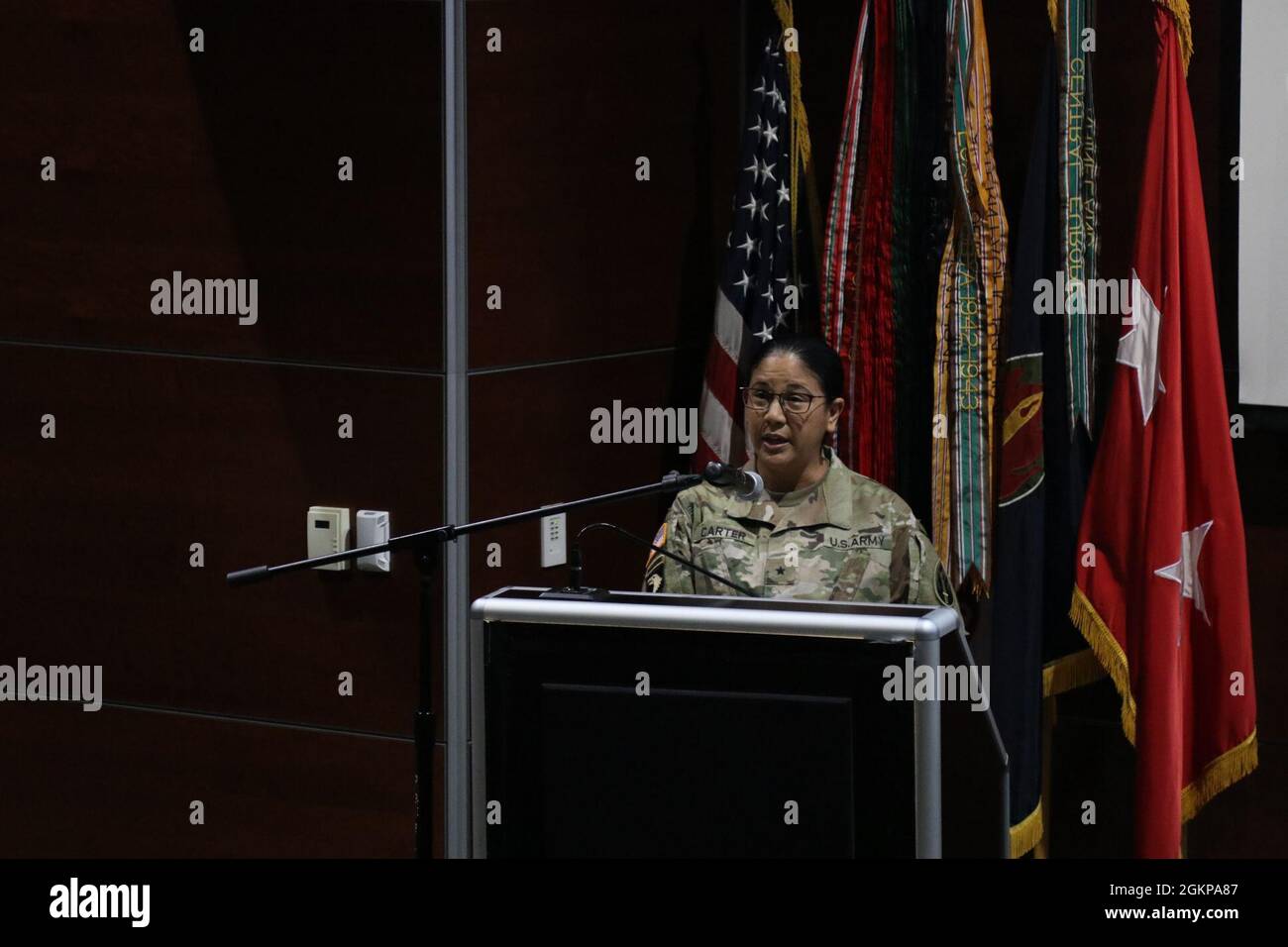 Brig. Gen. Andree Carter, deputy commanding general, 63rd Readiness ...