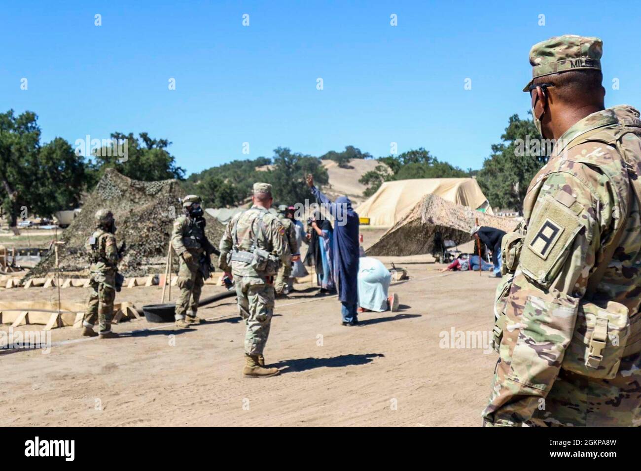 Command Sgt. Maj. Samuel Miles, senior enlisted advisor of 4th ...