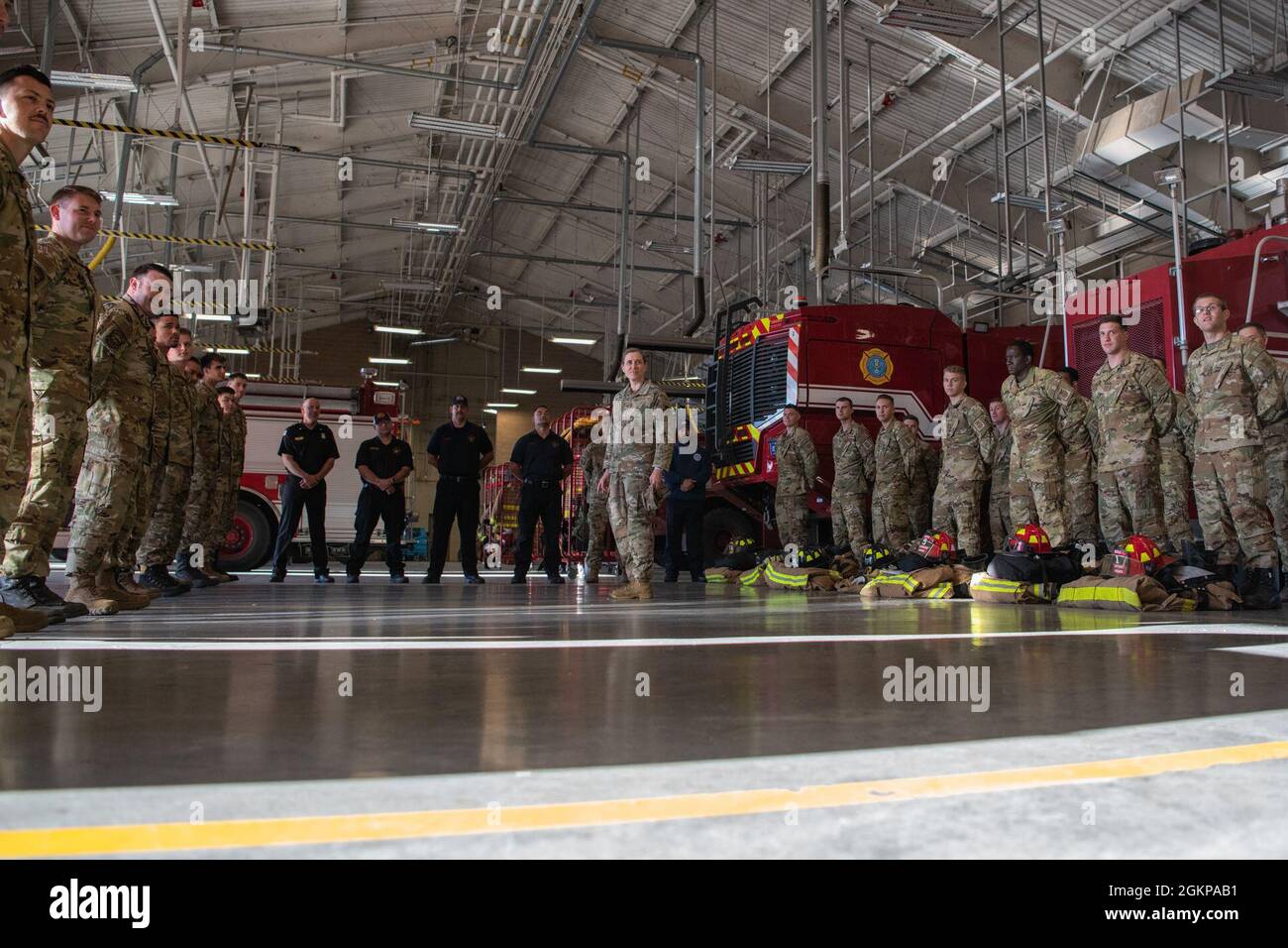 Col. Heather A. Fox, 9th Reconnaissance Wing commander, thanks ...