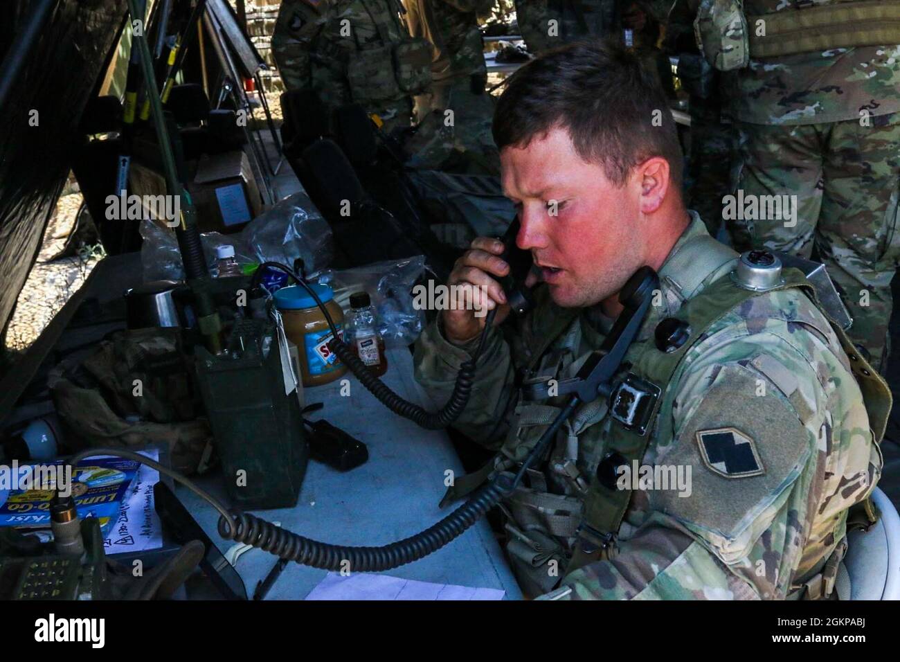A Soldier assigned to U.S. Army Reserve, 786th Quartermaster Company ...
