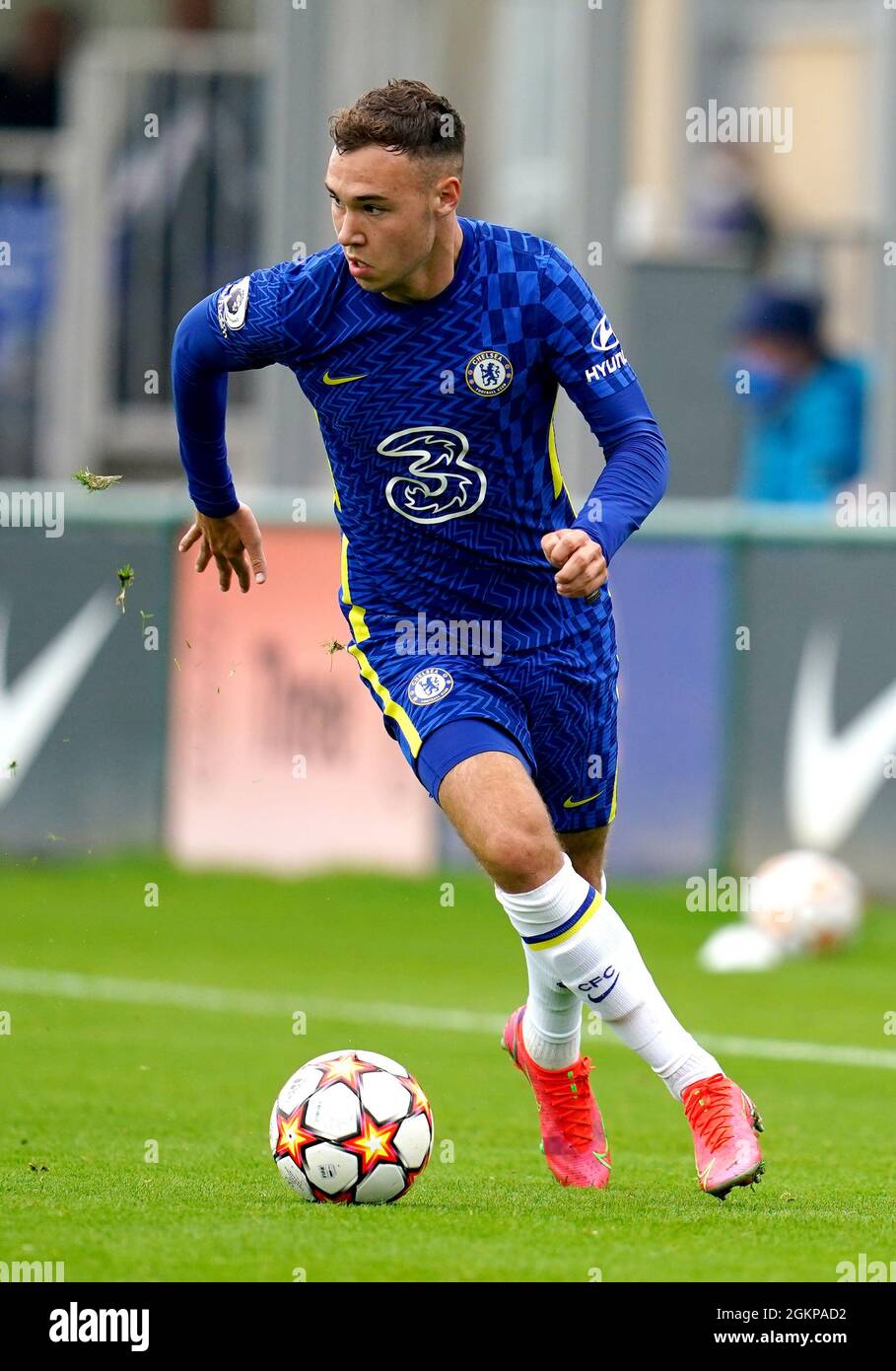 Chelsea's Harvey Vale during the UEFA Youth League, group H match at ...