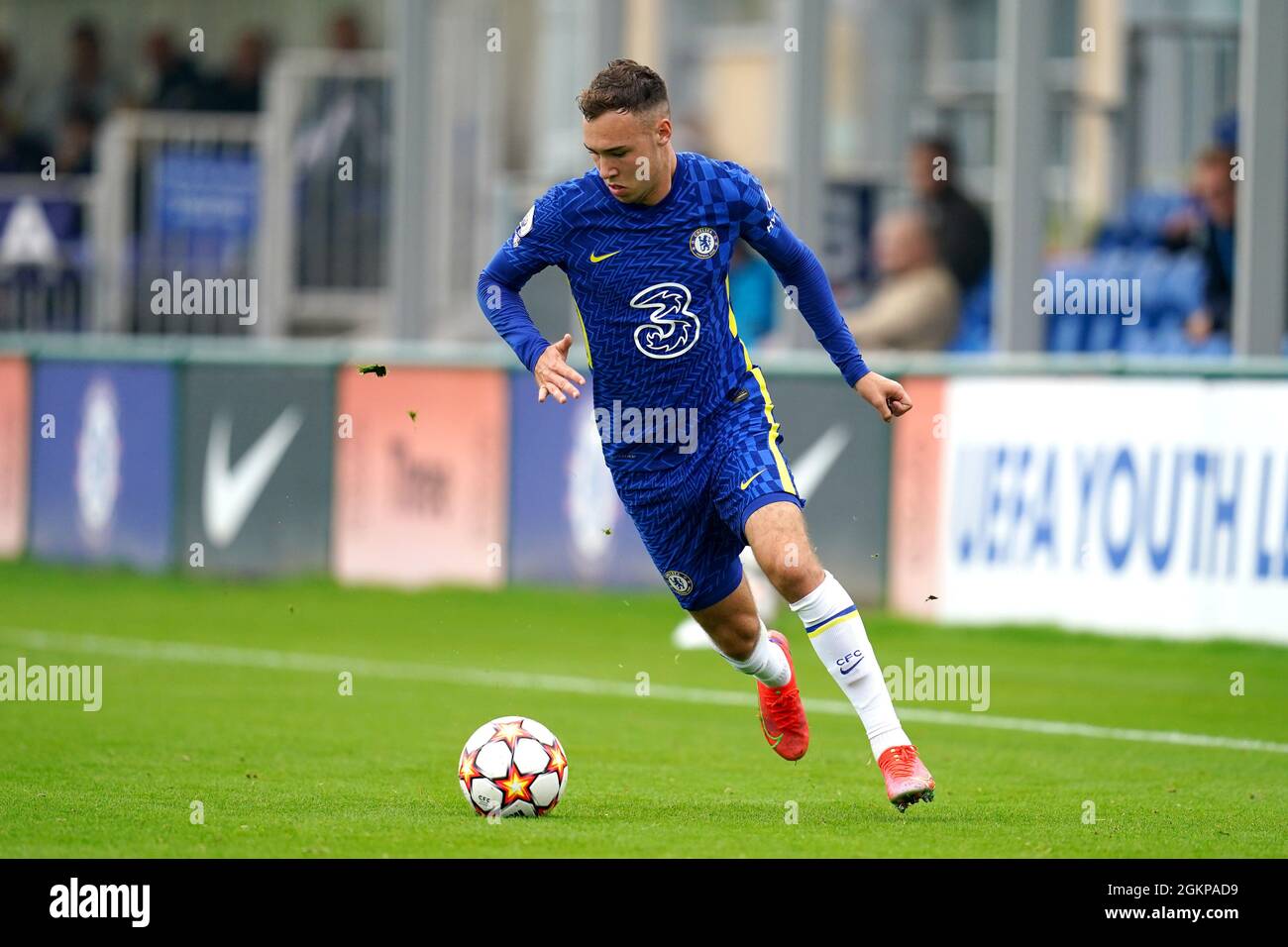 Chelsea's Harvey Vale during the UEFA Youth League, group H match at ...