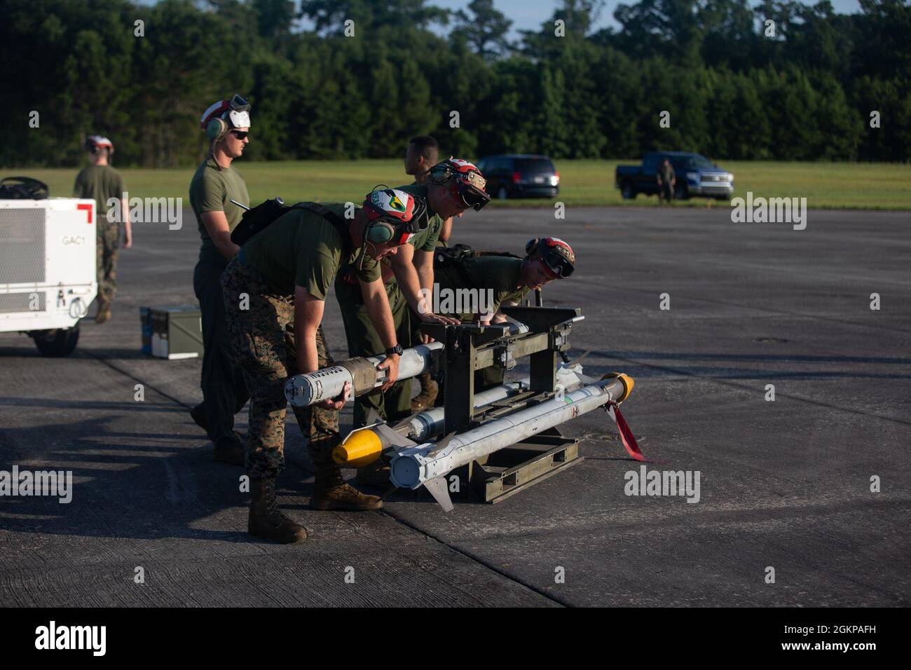 United States Marines with Marine All Weather Fighter Attack Squadron ...