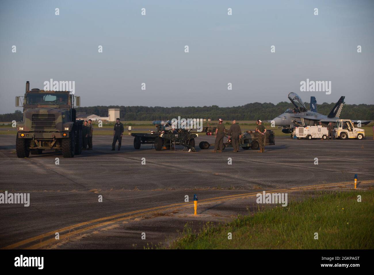 United States Marines with Marine All Weather Fighter Attack Squadron ...
