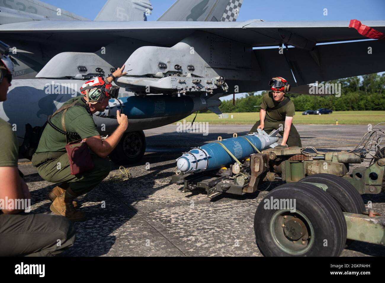 United States Marines with Marine All Weather Fighter Attack Squadron ...
