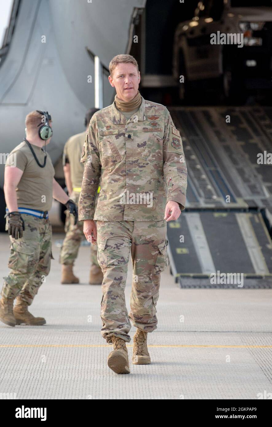 Lt. Col. Ryan Adams of the Kentucky Air National Guard’s 123rd ...