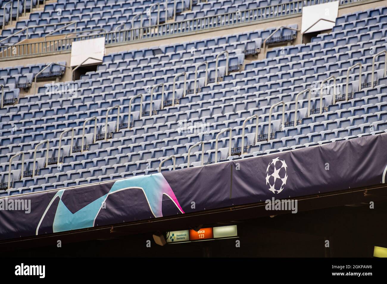 Illustration, general view of the stands during the UEFA Champions ...