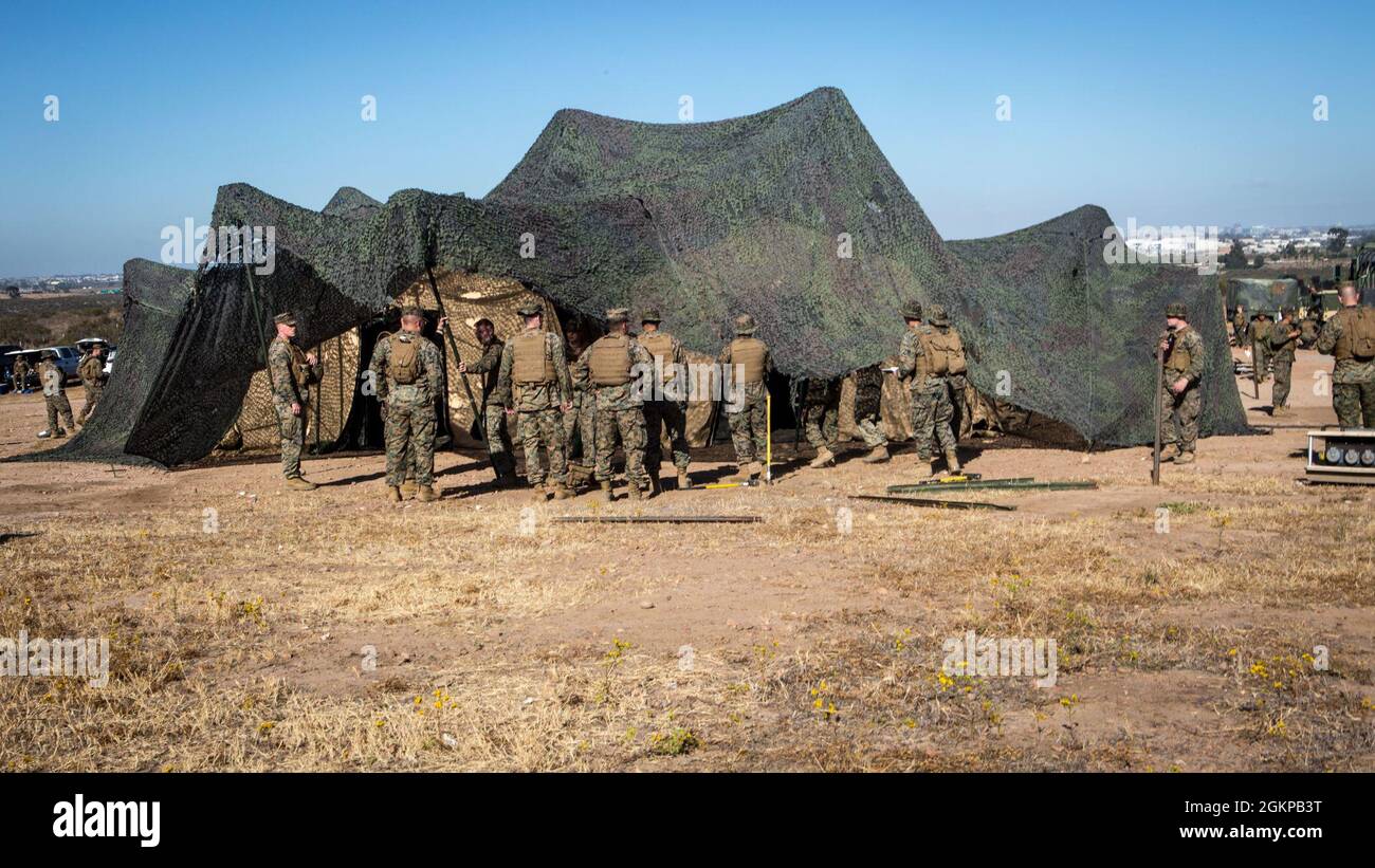 U.S. Marines with Marine Air Support Squadron 6, 4th Marine Aircraft ...