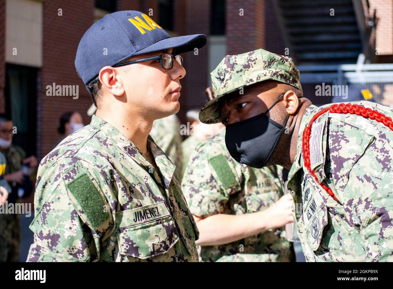 Chief Boatswain’s Mate Emeka Igwe, a Recruit Division Commander (RDC ...